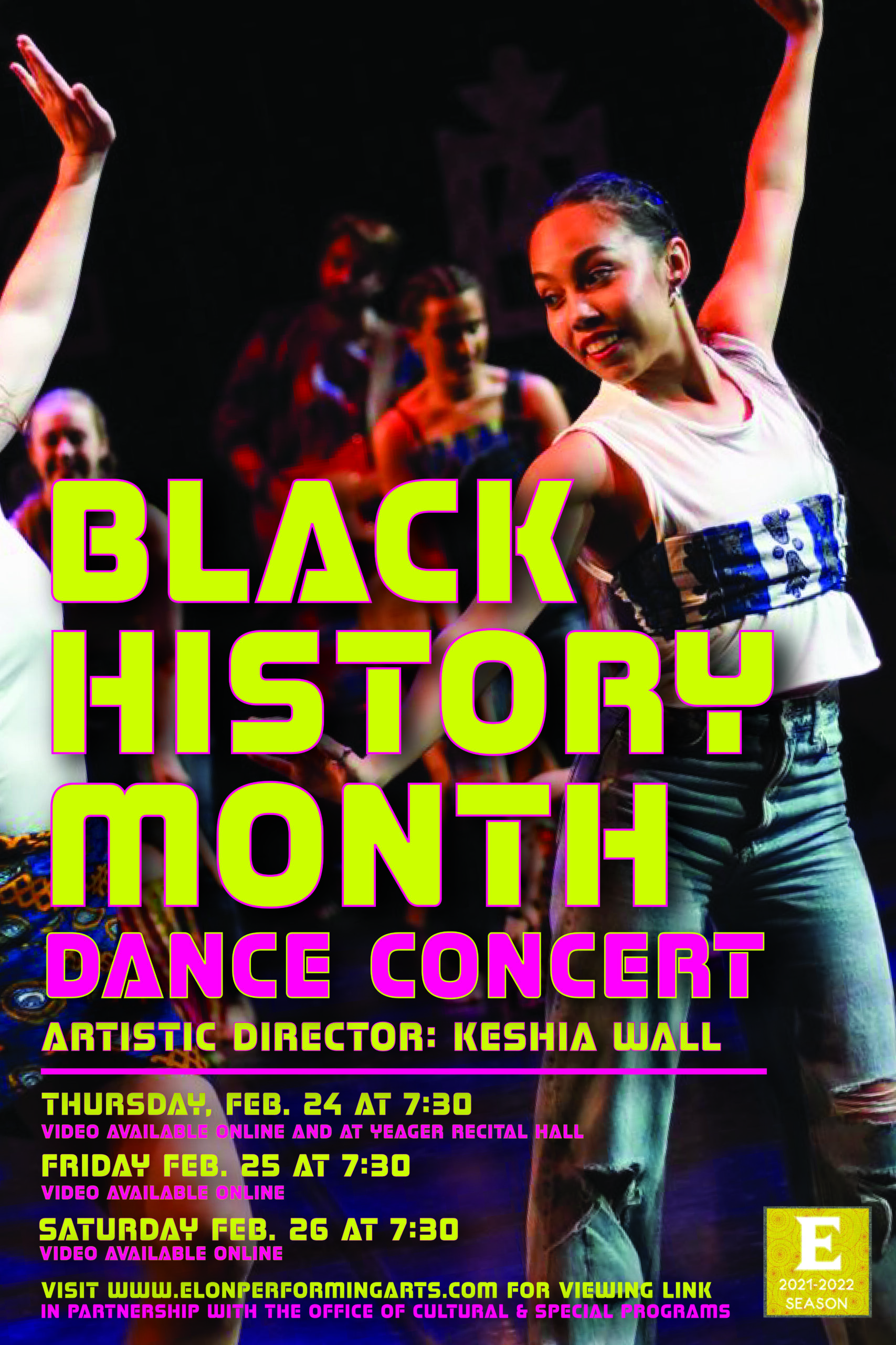 Black History Month Dance Concert – Elon Performing Arts